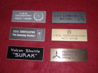 Modular Models - Custom Engraved Plaques